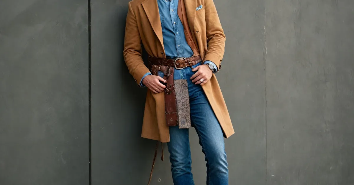 How to style a western sport coat with jeans for a modern masculine look